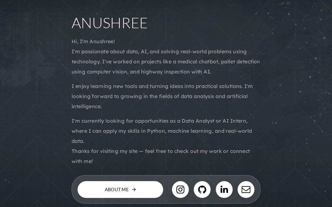Anushree | Data Scientist & AI Enthusiast